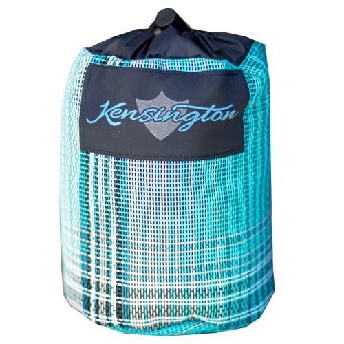 Kensington Water Resistant Western Saddle Cover with Fenders - Teflon Outer Shell for Tear-Resistant Protection and Breathability. - One Size Fits All (Atlantis)