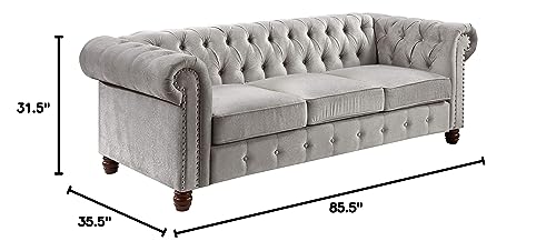 Lexicon Anise Living Room Sofa, Gray