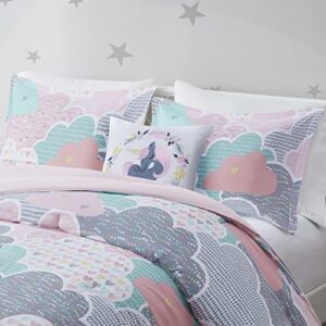 Urban Habitat Kids Comforter Vibrant Fun and Playful Unicorn Print Down Alternative All Season Children Bedding-Set, Girls Bedroom Décor, Twin/Twin XL, Harmony Pink with 1 dec pillow