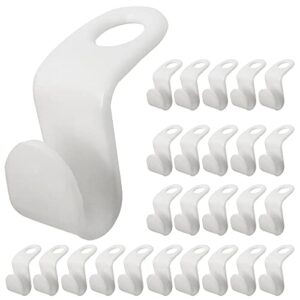 maxin 60 hanger connector hooks, hanger extension, closet organizer, space saving mini closet hanger organizer (white)