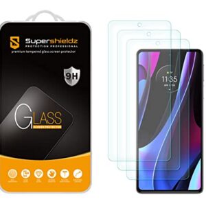 Supershieldz (3 Pack) Designed for Motorola Edge+ / Plus (2022 Model Only) and Motorola Edge+ / Plus 5G UW Tempered Glass Screen Protector, Anti Scratch, Bubble Free