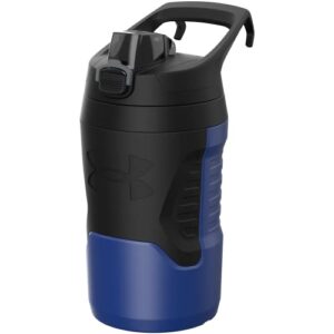 under armour playmaker sport jug, water bottle with handle, foam insulated & leak resistant, 32 oz