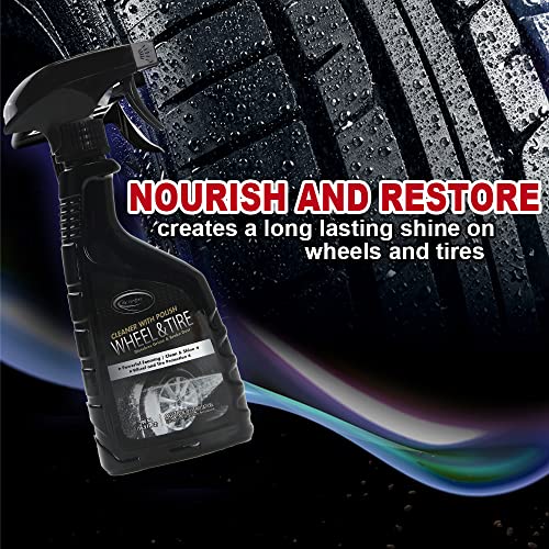 Air Jungles Car Wheel & Tire Cleaner 16.9 Fl Oz, Brake Buster Wheel Cleaner, Aluminum and Chrome Wheel Cleaner, Acid-Free Wheel Cleaner Safe on All Wheel & Rim Finishes