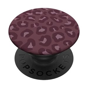 ultra galaxy animal print pattern on s22 burgundy popsockets swappable popgrip