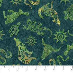 sun valley 2 - stonehenge desert teal kokopelli northcott dp24375-68