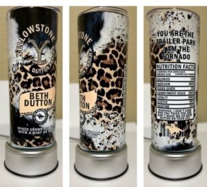 beth dutton 20oz tumbler