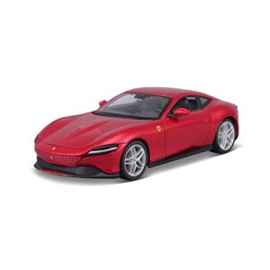 maisto 1:24 assembly line ferrari roma, red