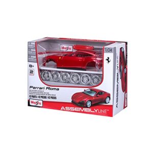 Maisto 1:24 Assembly Line Ferrari Roma, Red