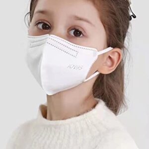 KN95 Face Masks for Kids Individually Wrapped 40 Pack Children's Safety Disposable Face Mask Breathable Protective Face Cover Mask Red 40