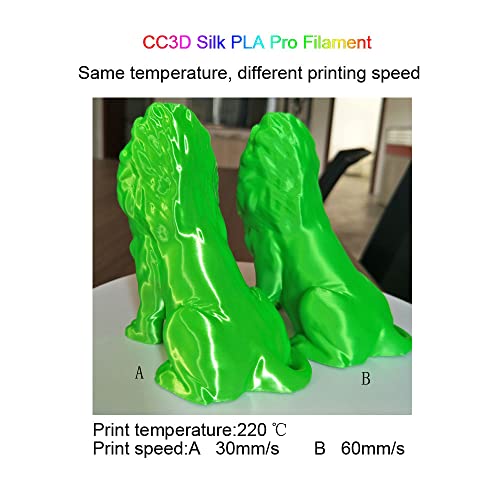 Silk PLA Pro Silk Copper PLA Filament 1.75mm 1KG 3D Printer Filament 3D Printing Materials Silky Metallic Metal Copper PLA Plus CC3D Silk Filament