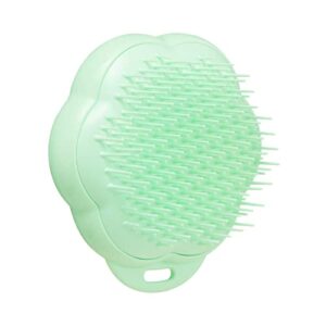 tangle teezer cat teezer | small, de-shedding cat hair brush | gentle, soothing brush for cats | green