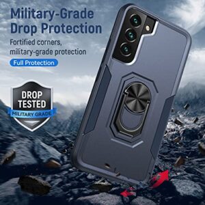 DAWEIXEAU Case for Galaxy S22 5G,Galaxy S22 5G(2022) Case Heavy Duty Rugged Shockproof Protective Cover Case for Samsung Galaxy S22 5G，6.1 inch (Blue)