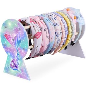 basumee headband holder hair accessories headband organizer for girls hair hoop headband display stand hairband stand rack headband storage organizer for home room decors