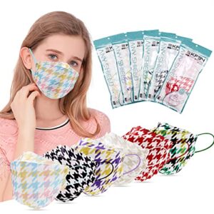 sooqoo kf94 mask,60 pack disposable printed face mask,pack of 6(audlt)