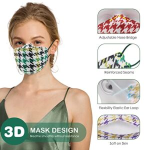 SOOQOO KF94 Mask,60 Pack Disposable Printed Face Mask,Pack of 6(Audlt)