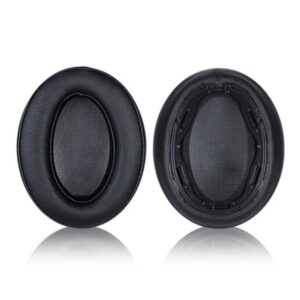 Replacement WH-H910N Ear Pads Protein Leather Earpads Cushions Cover Repair Parts Compatible with Sony WH-H910N Wireless Noise-Canceling Over-Ear Headphones - Black