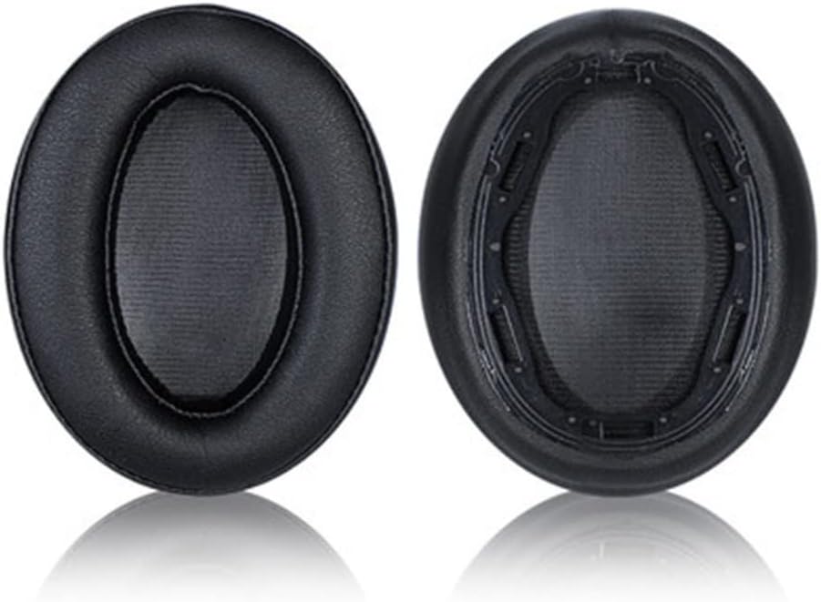 Replacement WH-H910N Ear Pads Protein Leather Earpads Cushions Cover Repair Parts Compatible with Sony WH-H910N Wireless Noise-Canceling Over-Ear Headphones - Black