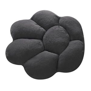 Ditucu Cat Paw Cushion Kawaii Chair Cushions 31.4 x 27.5 inch Cute Stuff Seat Pad Comfy Lazy Sofa Office Floor Pillow for Gaming Chairs Room Decor Black