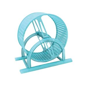 nicedea quiet hamster exercise wheel, silent spinner running wheel for hamsters, gerbils, mice, small pet blue