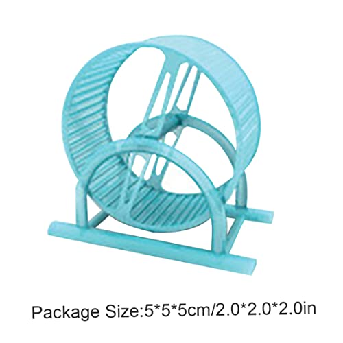 Nicedea Quiet Hamster Exercise Wheel, Silent Spinner Running Wheel for Hamsters, Gerbils, Mice, Small Pet Blue