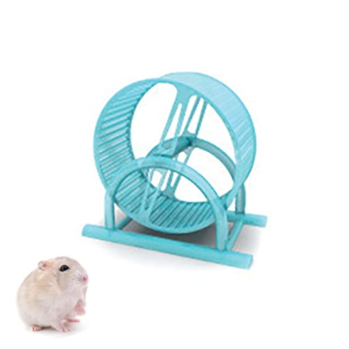 Nicedea Quiet Hamster Exercise Wheel, Silent Spinner Running Wheel for Hamsters, Gerbils, Mice, Small Pet Blue