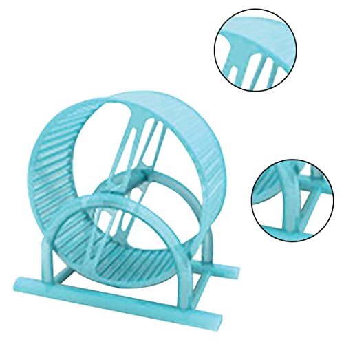 Nicedea Quiet Hamster Exercise Wheel, Silent Spinner Running Wheel for Hamsters, Gerbils, Mice, Small Pet Blue