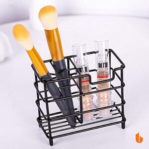 304 Stainless Steel Toothbrush Holder and Wooden Soap Dish Bundle