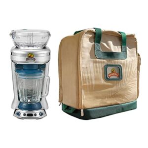 margaritaville key west frozen concoction beverage maker home margarita machine w/ 36 oz easy pour blending jar, xl ice reservoir, & canvas travel bag