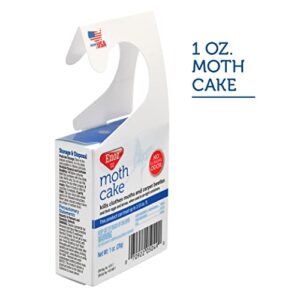 Enoz Moth Cake, Kills Clothes Moths and Carpet Beetles, No Clinging Odor, 1 Oz Hanger (Pack of 8)