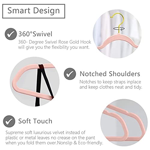 FSYSM 20 Pcs Non-Slip Clothes Hanger Clothes Rack Coat Suit Shirt Pants Hanger Wardrobe Clothing Storage Hanging Rack (Color : E, Size : 20 Pcs)