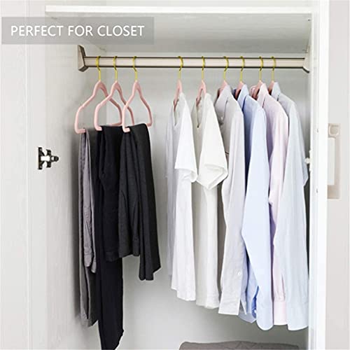 FSYSM 20 Pcs Non-Slip Clothes Hanger Clothes Rack Coat Suit Shirt Pants Hanger Wardrobe Clothing Storage Hanging Rack (Color : E, Size : 20 Pcs)