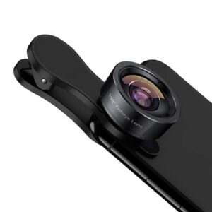 keywing fisheye lens 198° fish eye phone camera lens kit for iphone fish bowl camera lens attachments for iphone 7 8 x xr 11 12 13 pro max samsung smartphone black