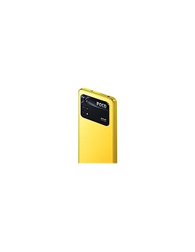 Poco M4 PRO 4G 256GB 8GB RAM Factory Unlocked (GSM Only | No CDMA - not Compatible with Verizon/Sprint) Bundle w/Fast Car Charger - Yellow