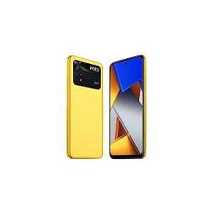 Poco M4 PRO 4G 256GB 8GB RAM Factory Unlocked (GSM Only | No CDMA - not Compatible with Verizon/Sprint) Bundle w/Fast Car Charger - Yellow