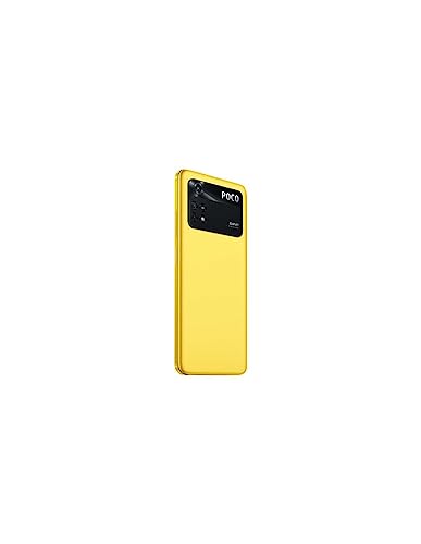 Poco M4 PRO 4G 256GB 8GB RAM Factory Unlocked (GSM Only | No CDMA - not Compatible with Verizon/Sprint) Bundle w/Fast Car Charger - Yellow