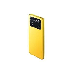 Poco M4 PRO 4G 256GB 8GB RAM Factory Unlocked (GSM Only | No CDMA - not Compatible with Verizon/Sprint) Bundle w/Fast Car Charger - Yellow