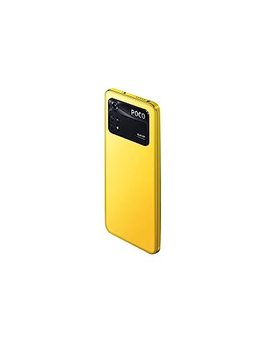 Poco M4 PRO 4G 256GB 8GB RAM Factory Unlocked (GSM Only | No CDMA - not Compatible with Verizon/Sprint) Bundle w/Fast Car Charger - Yellow