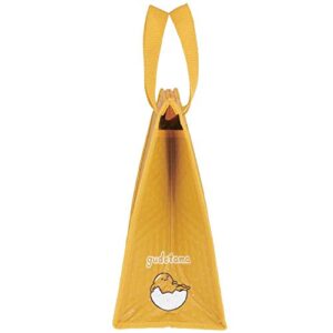 Skater Gudetama Thermal Insulated Lunch Bag with Zip Closure - Gudetama Face