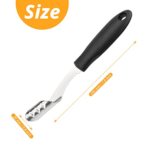 Sihuuu Jalapeno Pepper Corer -Stainless Steel Chili Core Deseeder for Chili,Banana,Bell Peppers,Zucchini,Cucumber(1 Pack)