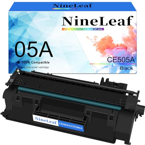 NineLeaf 05A p2035n p2035 Compatible Toner Cartridge Replacement for HP 05A CE505A to use in P2035 P2035n P2055 P2055d P2055dn P2055x Printer (1 Pack Black)