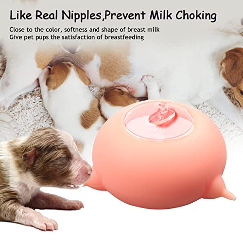 Puppy Kitten Feeder Milk Nipple, Puppy Bottles for Nursing with 3 Nipples, Puppy Feeders for Multiple Puppies Puppy Milk Replacer Formula