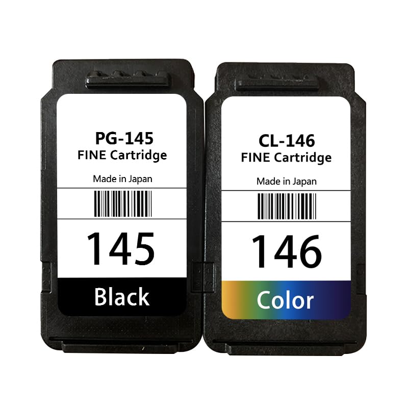 Weizhiya for Canon PG-145 CL-146 Ink Cartridges Pixma iP2810 MG2410 MG2510 MG2910 MG3010 Printer Black and Tri Color Standard