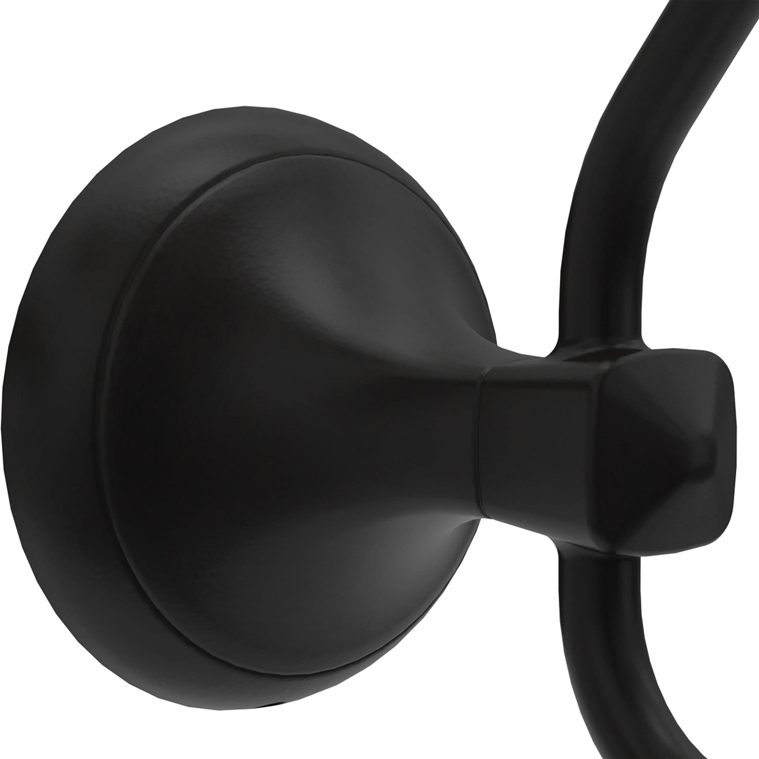 Delta ESA35-MB Esato Double Towel Hook Bath Hardware Accessory in Matte Black