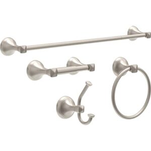 Esato Towel Hook in Spotshield Brushed Nickel