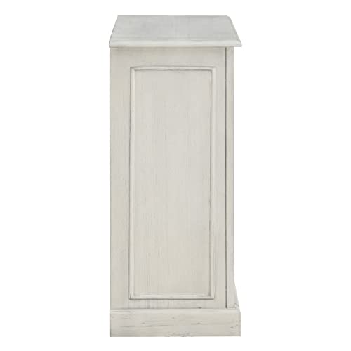 OSP Home Furnishings Country Meadows 2-Shelf Bookcase, Antique White