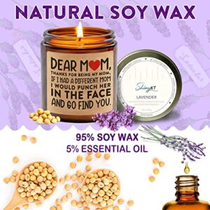 Gifts for Mom from Daughter,Son - - birthday gifts- Mothers Day Gifts for Step Mom,Mother in Law,Elderly Mom - Soy Wax Candles