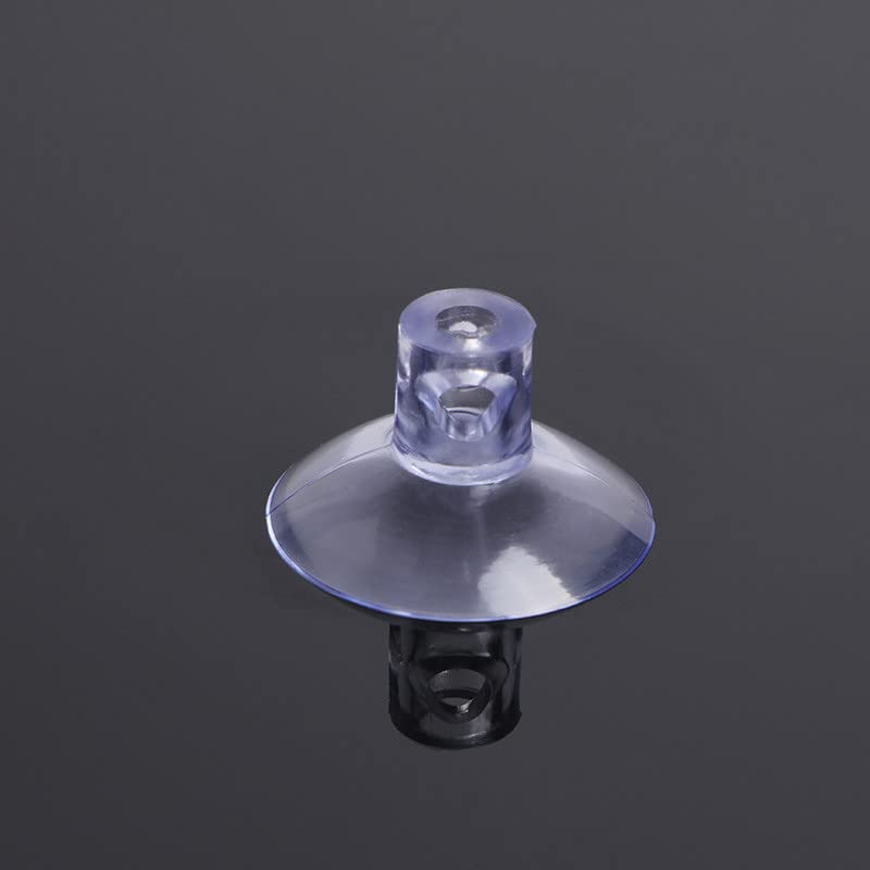 GDQLCNXB 25mm/0.98"Suction Cups for Glass Table Tops, Rubber Transparent Anti-Collision Sucker Pad Without Hooks for Home Decoration 30Pcs