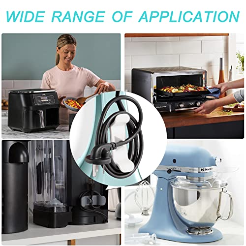 Cord Organizer for Appliances, Kitchen Mixer Cord Wrapper Organizer for Clutter Free Kitchen Space, Compatible with Kitchen Stand Mixers, Coffee Maker, Pressure Cooker and Air Fryer 2Pcs