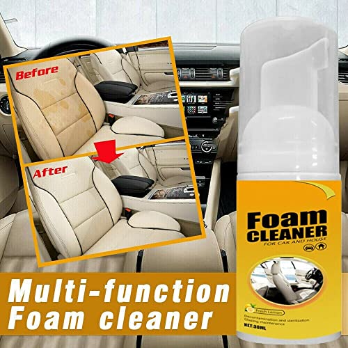 DIZHIGE 100ML Amplesunshine Foam Cleaner, Multifunctional Car Foam Cleaner, Powerful Stain Removal Kit, All Purpose Foam Cleaner for Car and House (1PC-30ML)