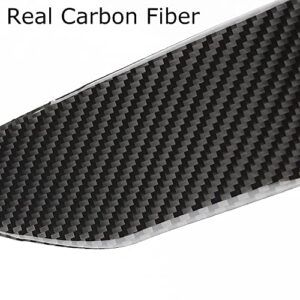 SIDMILE Rear Trunk Cover Trim Sticker Compatible with 2011-2020 Grand Cherokee Carbon Fiber Interior Trunk Accessories 2PCS